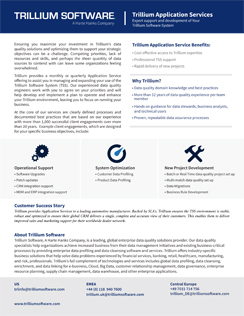 Trillium Application Services | TDWI