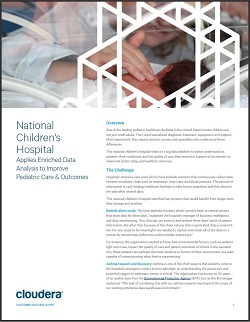 National Children's Hospital Applies Enriched Data Analysis to Improve ...