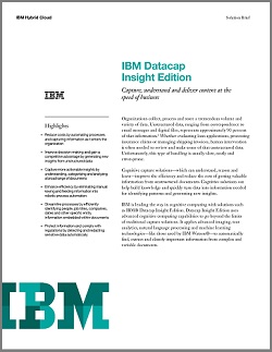 IBM Datacap Insight Edition | TDWI