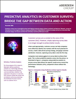 Predictive Analytics in Customer Surveys: Bridge the gap between data ...