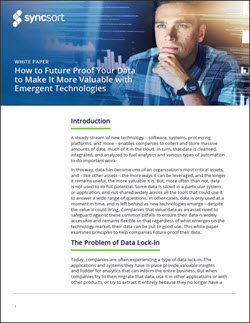 How to Future Proof Your Data to Make It More Valuable with Emergent Technologies | TDWI