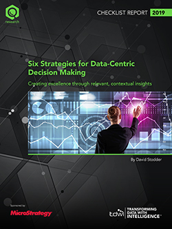 Six Strategies for Data-Centric Decision Making | TDWI