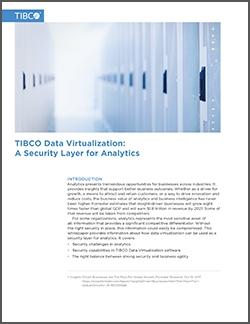 TIBCO Data Virtualization: A Security Layer for Analytics | TDWI
