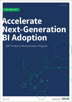 Accelerate Next-Generation BI Adoption—Qlik Analytics Modernization Program | TDWI