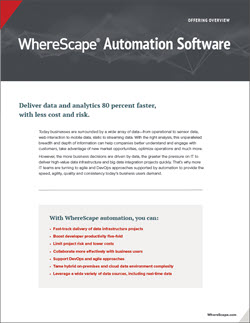 WhereScape Automation Software: Offering Overview | TDWI