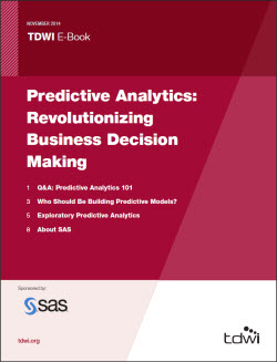 TDWI E-Book | Predictive Analytics: Revolutionizing Business Decision Making | TDWI