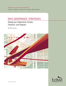 TDWI Best Practices Report | Data Governance Strategies: Helping your Organization Comply ...