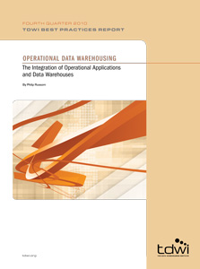 TDWI Best Practices Report | Operational Data Warehousing: The ...