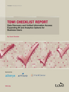 TDWI Checklist Report // Data Discovery and Unified Information Access | TDWI