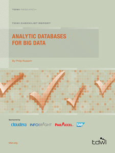 TDWI Checklist Report | Analytic Databases for Big Data | TDWI