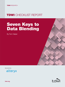 TDWI Checklist Report | Seven Keys to Data Blending | TDWI