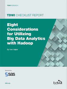 TDWI Checklist Report | Eight Considerations for Utilizing Big Data ...