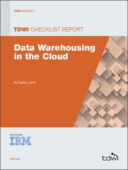 TDWI Checklist Report | Data Warehousing in the Cloud | TDWI
