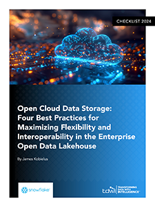 TDWI Checklist Report | Open Cloud Data Storage: Four Best Practices for Maximizing Flexibility ...