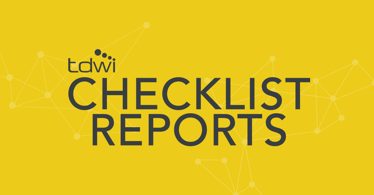 TDWI Checklist Report | The Semantic Layer's Critical Roles in Modern ... TDWI Checklist Report | The Semantic Layer's Critical Roles in Modern ...