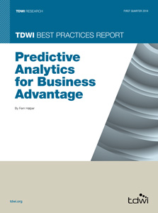 TDWI Best Practices Report | Predictive Analytics for Business Advantage | TDWI