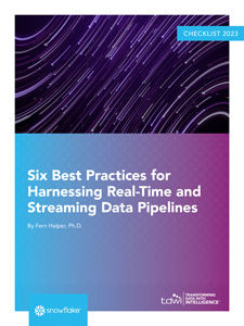 TDWI Big Data Maturity Model: Asset Page | Transforming Data with ...