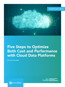 TDWI Checklist Report | Five Steps for Accelerating Data Readiness : Asset Page | Transforming ...