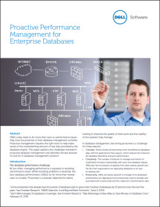 Proactive Performance Management for Enterprise Databases | TDWI